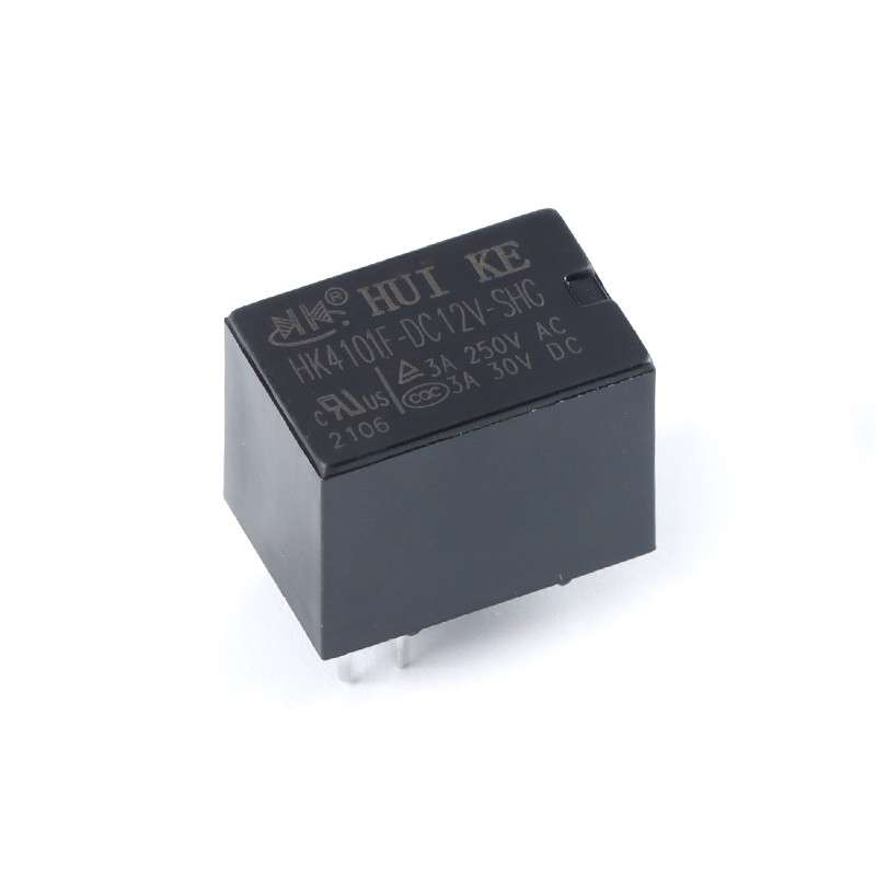 Relais HUI KE HK4101F-DC12V-SHG – 5 broches, 3A | ELECTRONIC SHOP
