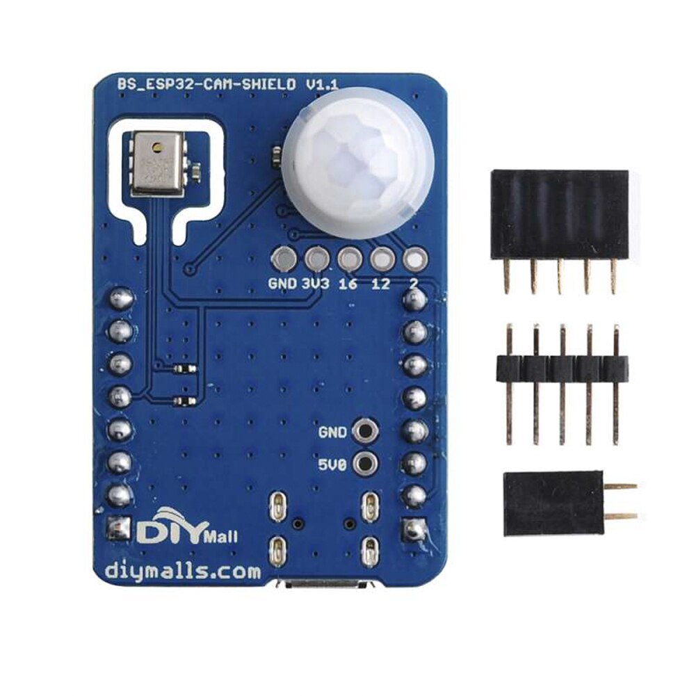 ESP32-CAM Shield Micro USB, Batterie, ATH10, AM312 – Module Compatible ...