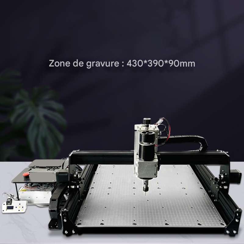 CNC Router Machine 4540 avec broche 500W – Plateau aluminium 110V ...