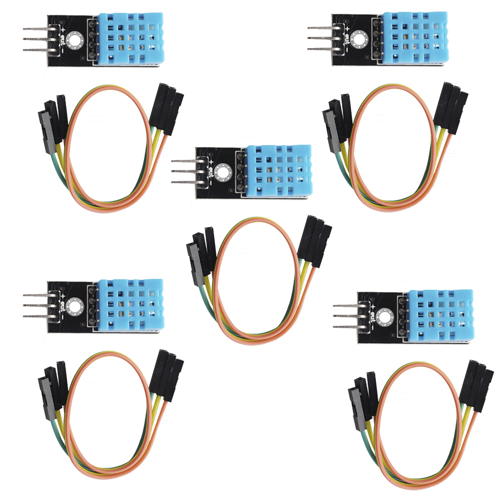 Lot de 5 Modules DHT11 Température et Humidité – Compatibles Arduino ...