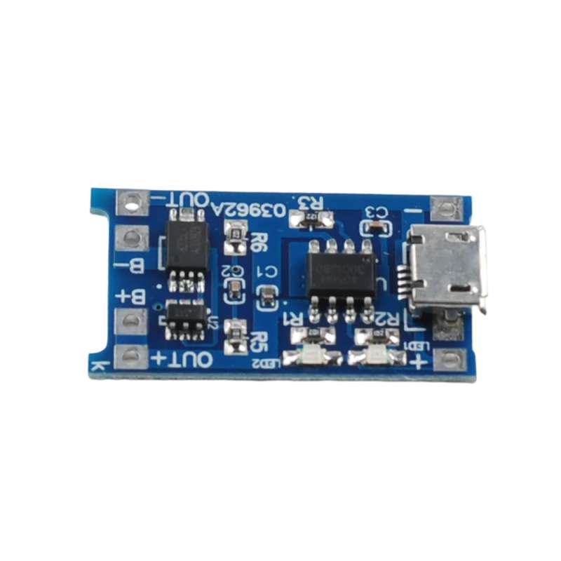 TP4056 Micro USB – Module Charge 5V 1A avec Protection BMS 1S Batterie ...