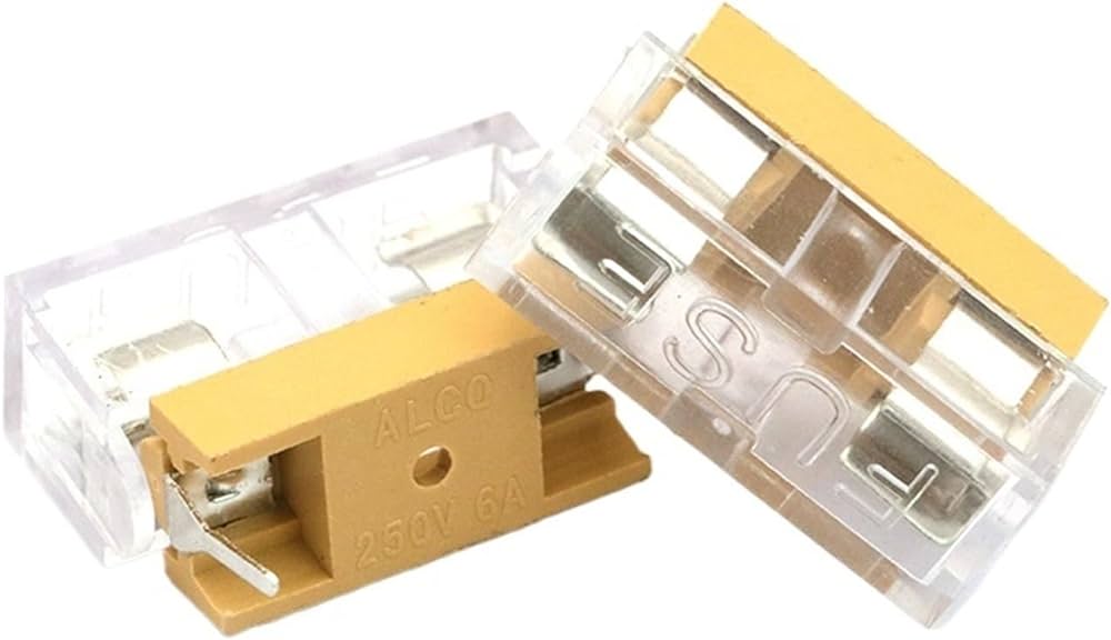 Porte-Fusible 5x20 Jaune avec Couvercle Transparent – Support Verre ...