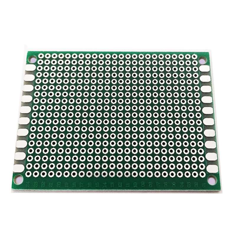 Plaque Universelle 5x7 cm – PCB Simple Face à Trous 2.54mm | Electronic ...