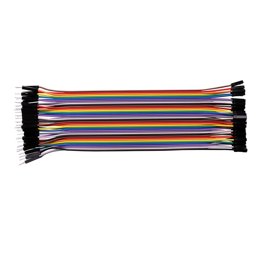 40x Fils Jumper Wire Mâle-Femelle 20 cm – Câbles Flexibles pour ...