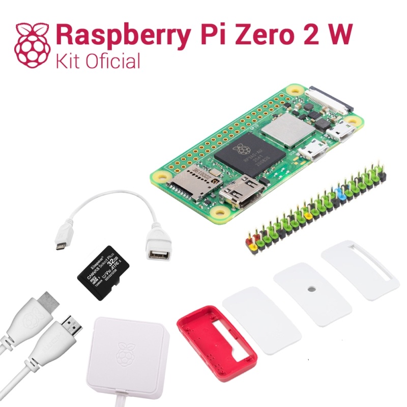 Kit Raspberry Pi Zéro 2 W – Mini-Ordinateur Compact pour Projets IoT ...