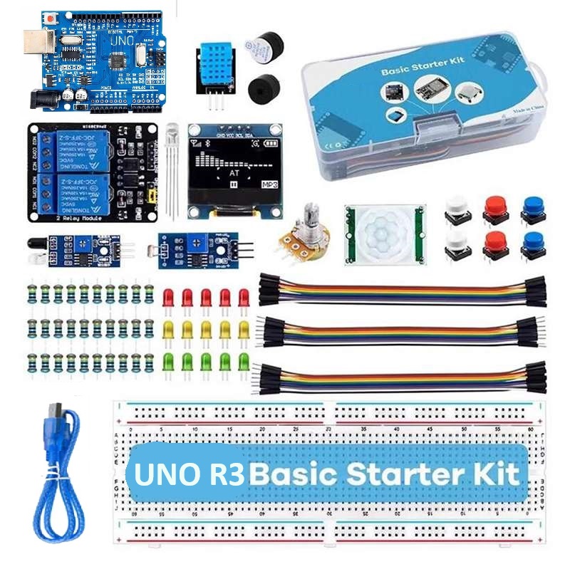 Arduino Uno R3 Basic Starter Kit – Carte de Développement IoT ...