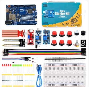 Kit de Démarrage Arduino UNO R4 WiFi avec Boîte – Projet IoT Éducatif ...