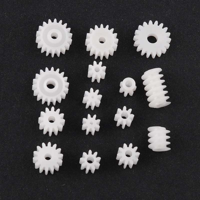 Lot 15 engrenages hélicoïdaux plastique module 0.5 pour moteurs DC DIY ...