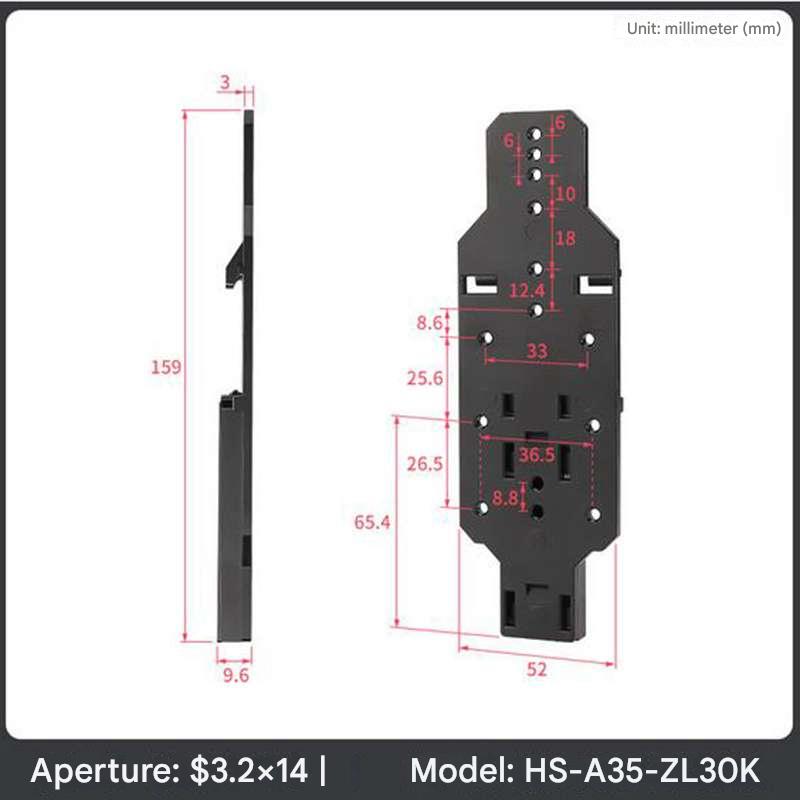 Support de montage HS-A35-ZL30K ENMG – Rail DIN 35 mm robuste ...