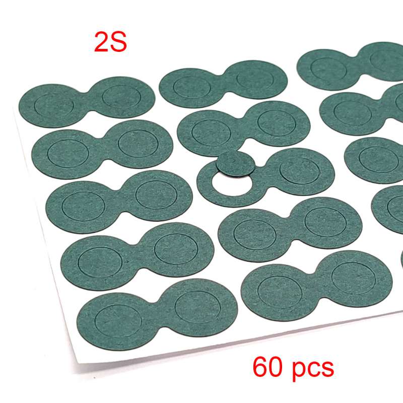 Joint isolant batterie lithium 18650 2 sections creuses 0.15 mm ...