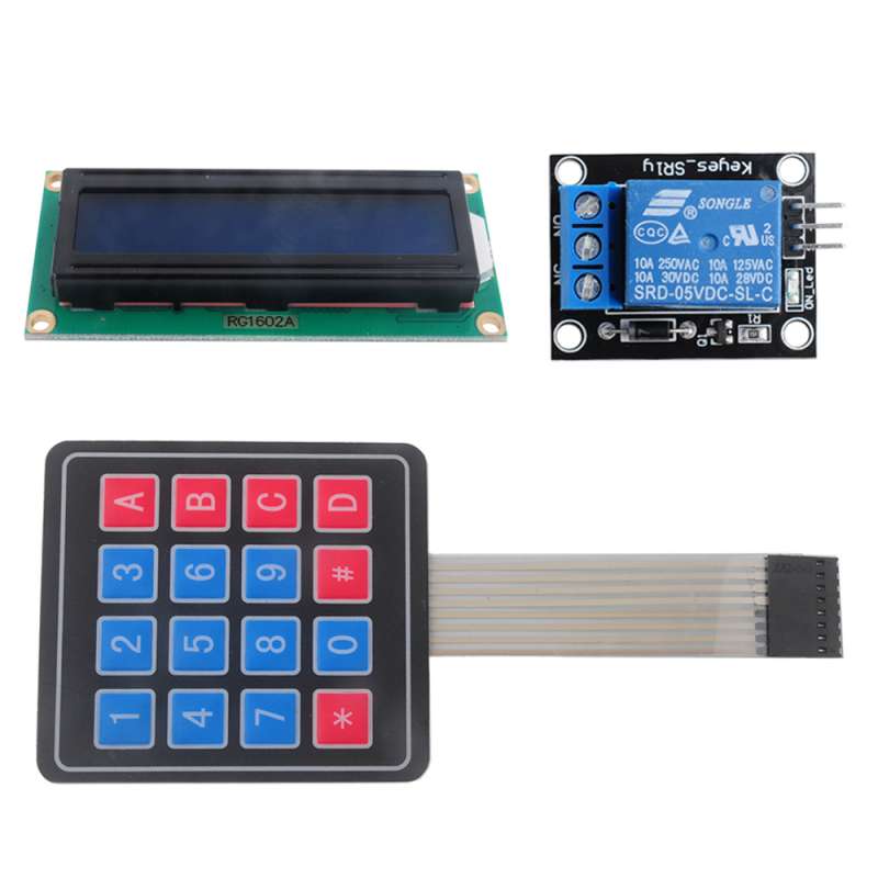 Kit Arduino : Clavier 4x4 + Écran LCD 1602 I2C + Relais 5V – Projets ...