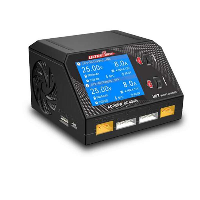 Chargeur Batterie Lithium ULTRA POWER UP7 200W 10A Double Canal ...